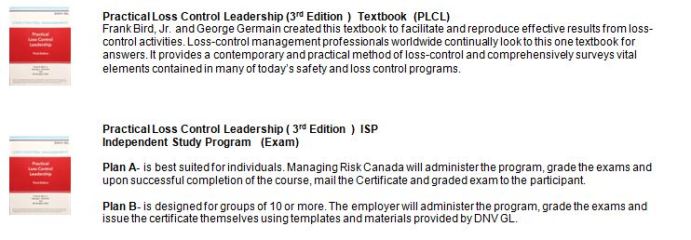 DNV Practical Loss Control Leadership Independent Program. (Exams and ...